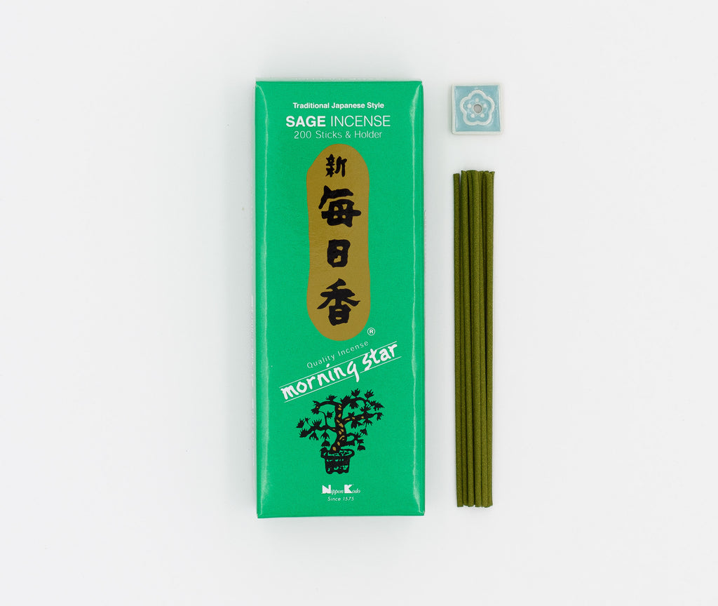 Nippon Kodo Morning Star Incense - Sage 200 Sticks – zen minded