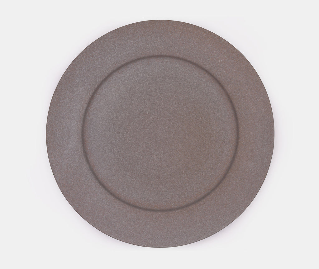 SyuRo Stoneware Ceramic Medium Plate - Grey – zen minded