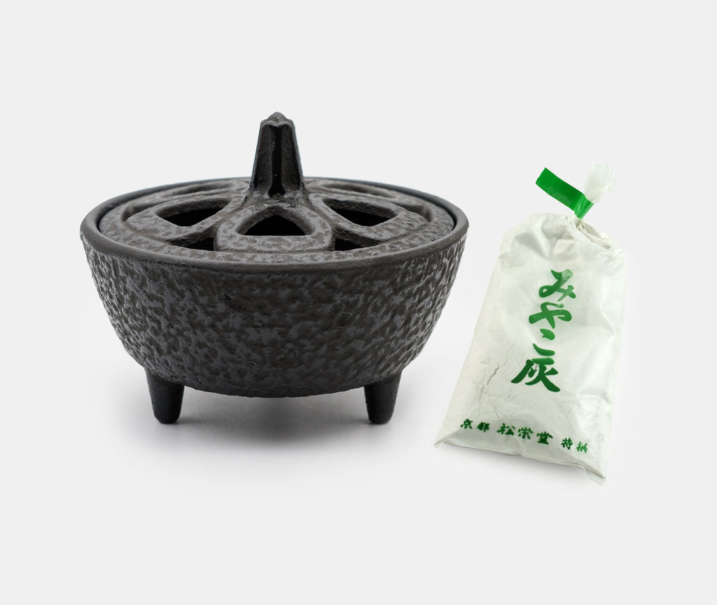 Zen Minded Black Lotus Cast Iron Incense Burner & Ash Set – zen minded
